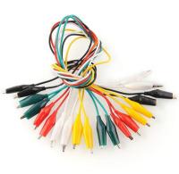 China Crocodile Clips Jumper Wires Brass / Copper / Steel Nickel Plated Finish for sale