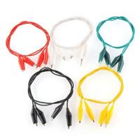 China Crocodile Clips Jumper Wires Brass / Copper / Steel Nickel Plated Finish for sale