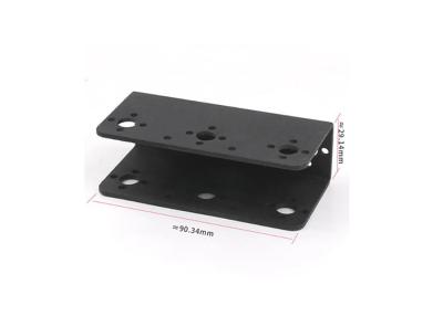 China U Beam Robot Servo Motor Mounting Bracket 2mm Hard Aluminum Plate for sale
