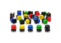 China 12x12x7.3mm Push Button Switch Cap 12V Round Assortment Kit DIY Project for sale