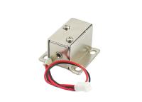 China Small DC 12V Electromagnetic Cabinet Lock 4mm Open Frame Solenoid For Window for sale