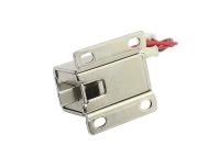 China Small DC 12V Electromagnetic Cabinet Lock 4mm Open Frame Solenoid For Window for sale