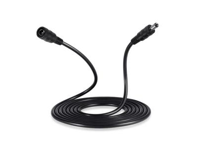 China 2.1m Jack Connector Equipped DC Power Cable PVC Female To Male Extension for sale