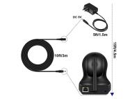 China 2.1m Jack Connector Equipped DC Power Cable PVC Female To Male Extension for sale