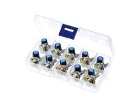 China 1M 15mm Taper Potentiometer Kit Rotary B1K 2K 5K 10K 20K 50K 100K 500K for sale