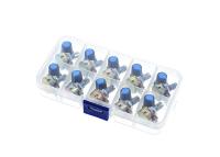 China 1M 15mm Taper Potentiometer Kit Rotary B1K 2K 5K 10K 20K 50K 100K 500K for sale