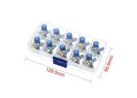 China 1M 15mm Taper Potentiometer Kit Rotary B1K 2K 5K 10K 20K 50K 100K 500K for sale