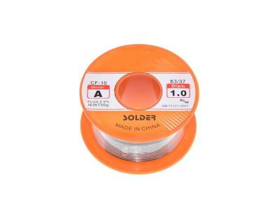 China Electronic Components Melt Rosin Core Soldering Wire Roll 1.0MM 50g for sale