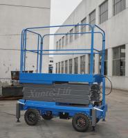 China 500Kg Loading Capacity Hydraulic Mobile Scissor Lift with 6 Meters Platform Height for sale