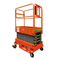 China 18m Mobile Electric Scissor Lift 6000mm Hydraulic Rainproof for sale