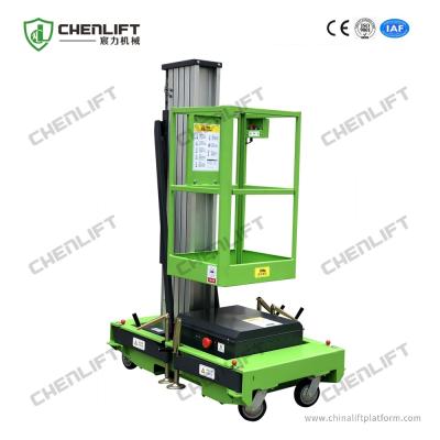 China 10 Meters Hydraulic Mobile Aerial Work Platform with 125KG Loading Capacity for sale