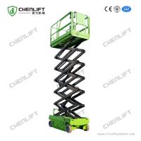 China 10m Platform Height 230kg Load Scissor Lift Self Propelled With Extension Platform for sale