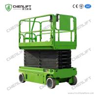 China Electric hydraulic lift platform with extension table 10m self propelled scissor lift 320kg for sale