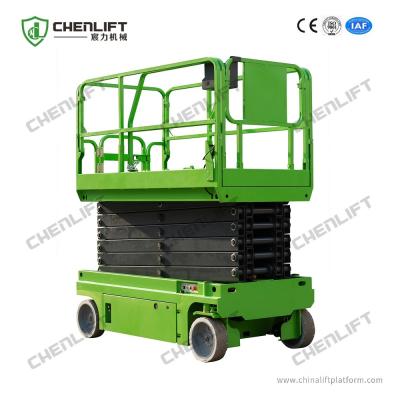 China Electric hydraulic lift platform with extension table 10m self propelled scissor lift 320kg for sale