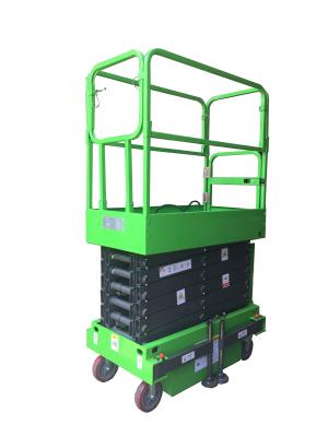 China 6M High Mobile Scissor Lift Hydraulic Aerial Work Platform 500Kg Loading Capacity for sale