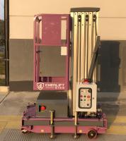 China 10M Aluminum Aerial Work Platform(Single Mast) 125Kg Loading Capacity for sale