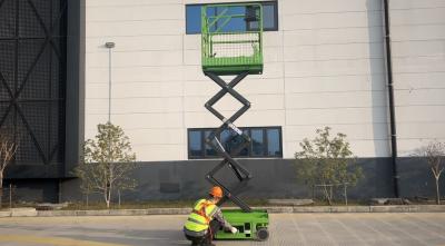 China 3.9M PLATFORM HEIGHT 240KG LOAD CAPACITY MINI MODEL FULL ELECTRIC AERIAL WORK PLATFORM for sale