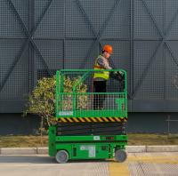 China CE ISO CERTIFIED 230KG LOAD CAPACITY SELF PROPELLED SCISSOR LIFT WITH EXTENSION PLATFORM for sale