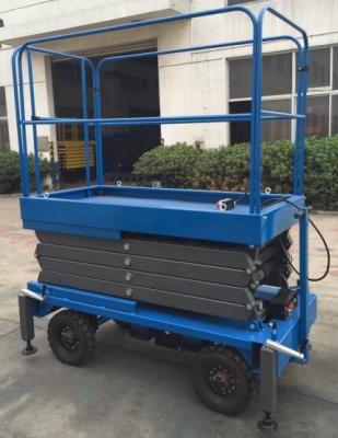 China 4.5m Platform Height 500Kg Loading Capacity Hydraulic mobile Scissor Lift for sale