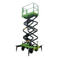 China Working Height 9.5 Meters Mobile Scissor Lift Device For Aerial Work CE Passed for sale
