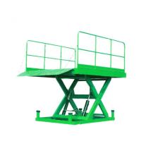 China 1T Load Hotel Exhibition Hall Elevating Hydraulic Scissor Lifts with Extension Platform for sale