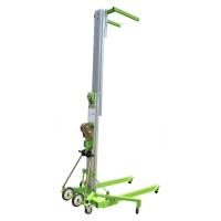 China Compact / Portable Manual Material Lift with Manual One Speed Winch for sale