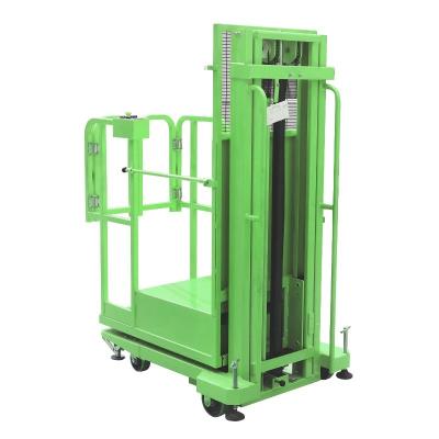 China Sep Model Semi Electric Order Picker Manual Pushing With 4.5m Platform Height for sale