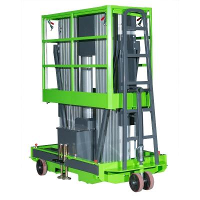 China Double Mast Mobile Vertical Lift Platform For 9m Platform Height for sale