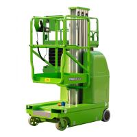 China 8m Working Height Vertical Lifting Platform , Single Mast Aerial Work Platform for sale