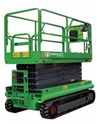 China MC450 6.5m Working Height Crawler Self-propelled Scissor Lift Table for sale