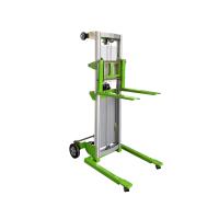China Manual Material Lift Portable Hand Winch Lifter Stacker Manual Lift for sale