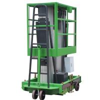 China Double Mast Mobile Vertical Lifting Platform Aerial Work Platform for sale