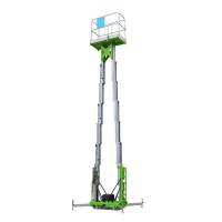 China Double Mast Mobile Vertical Lift Aerial Work Platform for sale