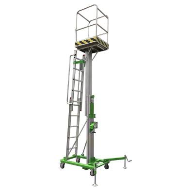 China Manual Winch Elevating Lift Elevating Work Platform for sale