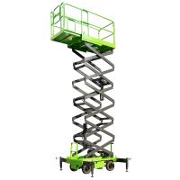 China 11 Meters Hydraulic Lift Platform Scissor Lifting Table For Aerial Work With Overload Safety Protection Device for sale