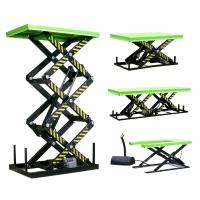 China Hydraulic Electric Scissor Stationary Scissor Lift Tables for sale