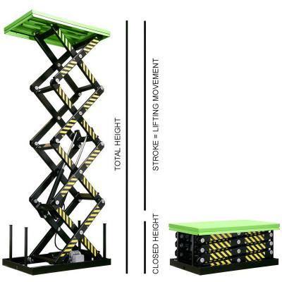 China Customizable Hydraulic Stationary Vertical Lift Table For warehouses construction for sale