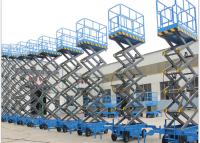 China 300Kg Loading Portable Scissor Lift , High Loading Hydraulic Elevating Platform for sale