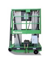 China 9 Meters Height Double Mast Aerial Work Platform With Small Loading Capacity 200Kg for sale