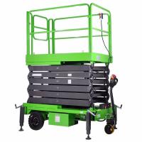 China Electric Motorized Scissor Lift with 11m Platform Height for Shopping Mall for sale