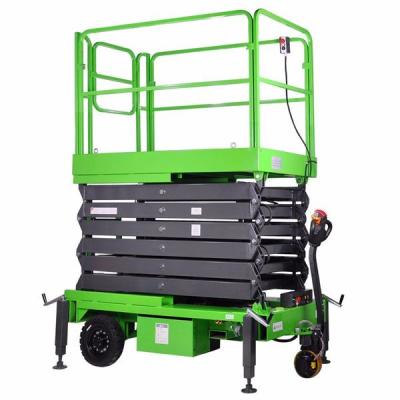 China Electric Motorized Scissor Lift with 11m Platform Height for Shopping Mall for sale