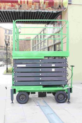 China 16 Meters AC DC Power Supply Mobile Scissor Lift For Painting , Cleaning for sale