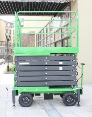 China 12 Meters Mobile Scissor Lift 1000Kg Loading Capacity For Working At Height for sale