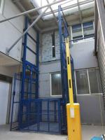 China 4M Vertical Travel 1000Kg Load Guide Rail Elevator Lifting Platform with Transport Systems for Cargo Lifting for sale