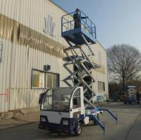 China 300Kg Loading Capacity Hydraulic Truck Mounted Scissor Lift with 7.5m Platform Height for sale