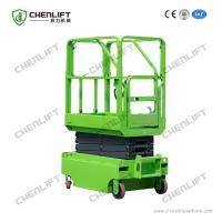 China 3m Height Semi-Electric Mini Portable Manual Pushing Scissor Lift For Warehouse for sale
