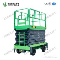 China 11m Platform Height Mobile Scissor Lift 500Kg With Good Stability for sale