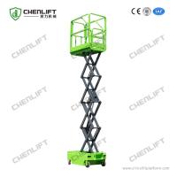 China Mini Single Man Scissor Lift 240kg Loading Capacity With Extension Platform for sale