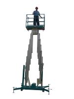 China 12m Lifting Heihght Mobile Aluminum Aerial Work Platform with Extension Platform for sale