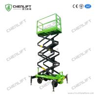 China 6 Meters Industrial Hydraulic Lift Platform Scissor Lift Aerial Work Platform 1 Ton Load for sale